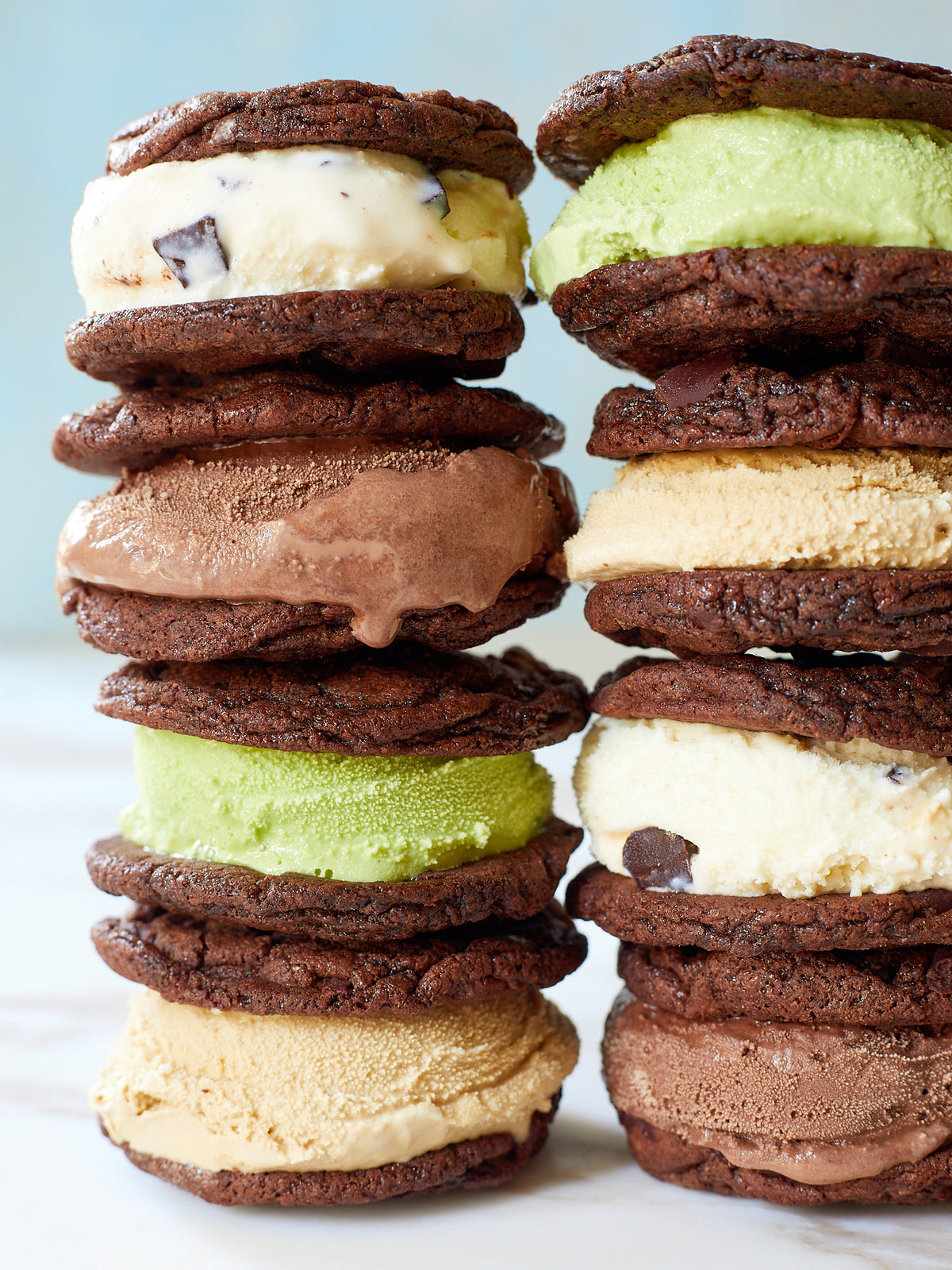 Double Chocolate Ice Cream Sandwiches – Raaka Chocolate