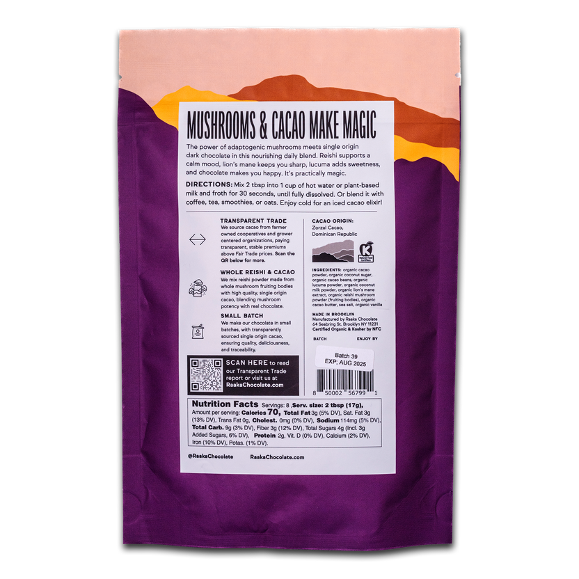 Shop Raaka Adaptogenic Mushroom Hot Chocolate Mix – Raaka Chocolate