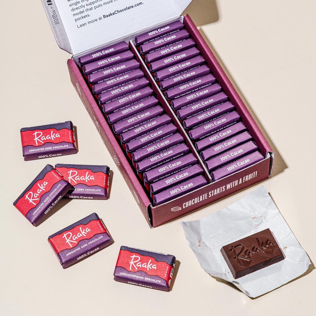 Unsweetened Dark Chocolate | Raaka Chocolate